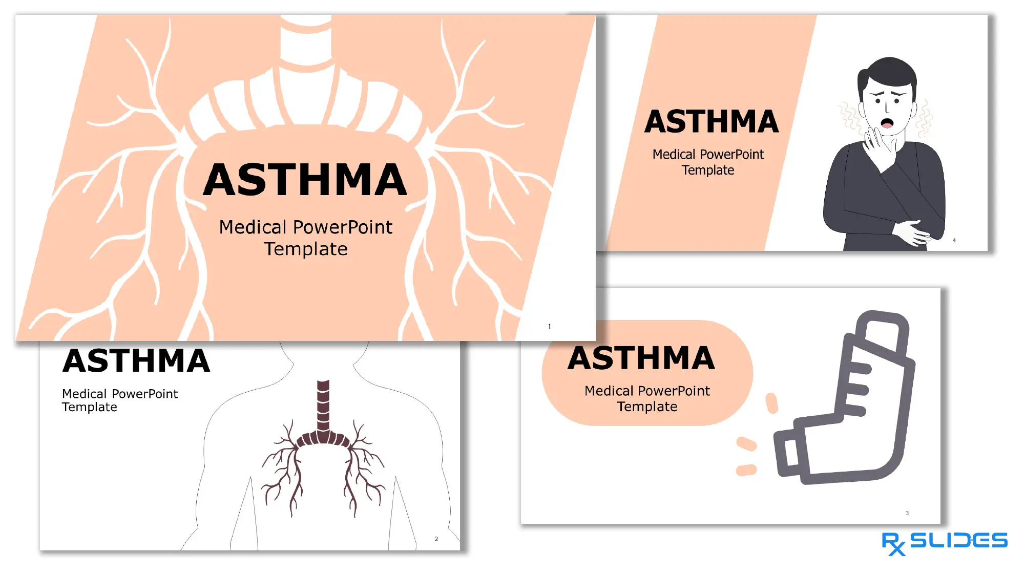 Download Bronchial Asthma PowerPoint Template| RxSlides